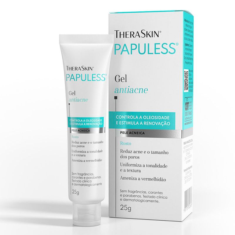 Papuless Gel Antiacne 25g - Loja Oficial TheraSkin